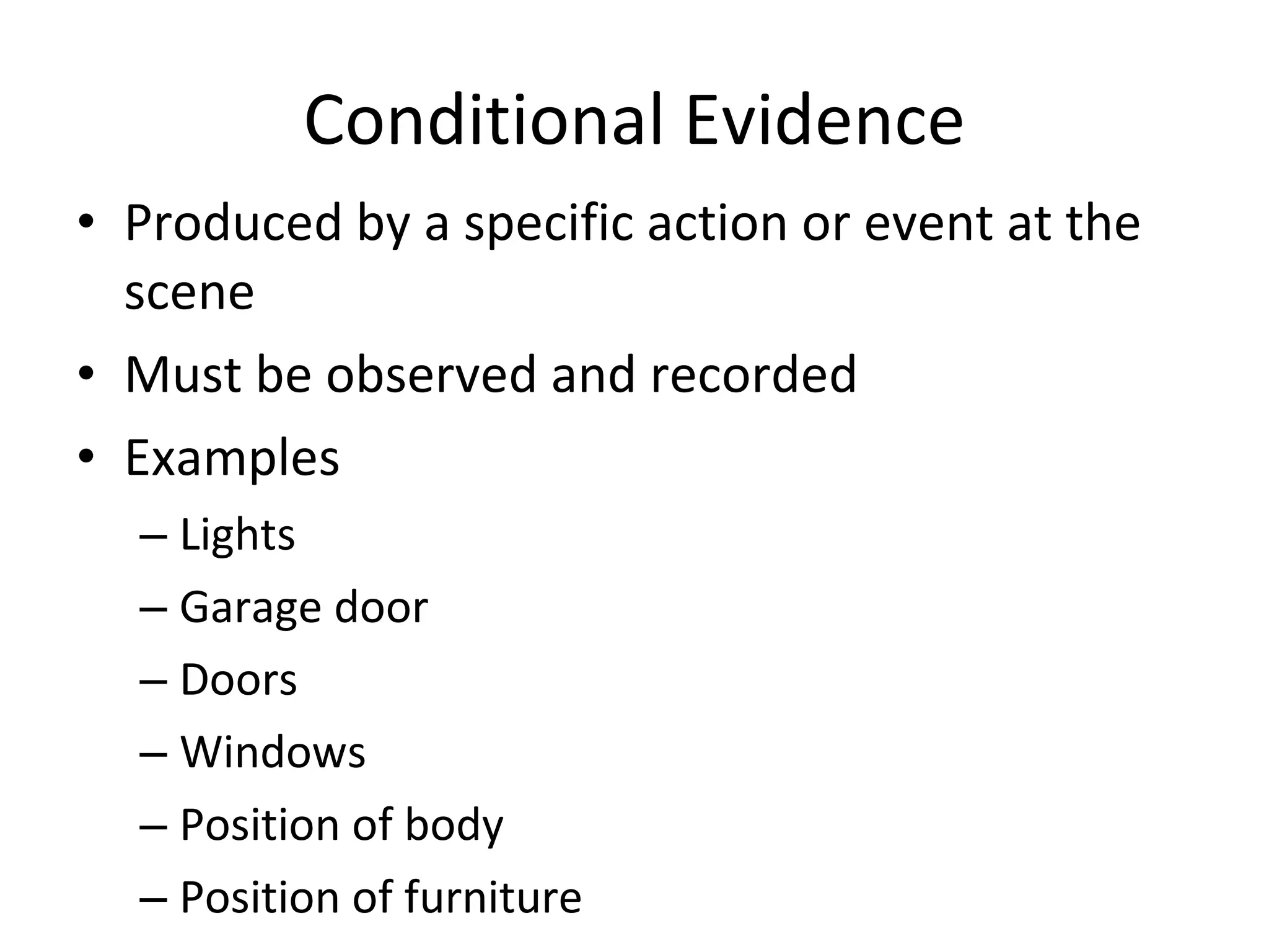 Types Of Evidence Presentation | PPT