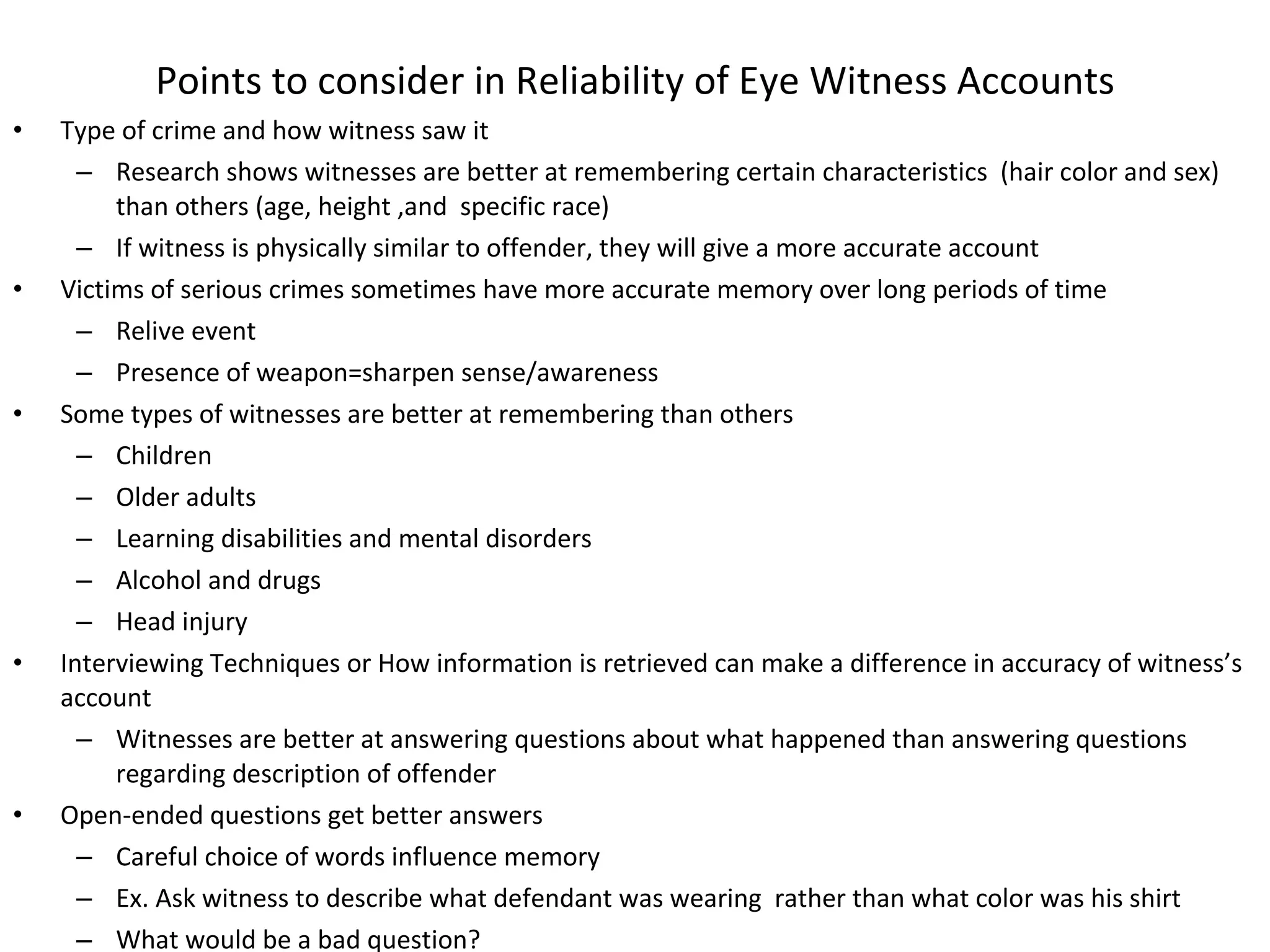 Types Of Evidence Presentation | PPT