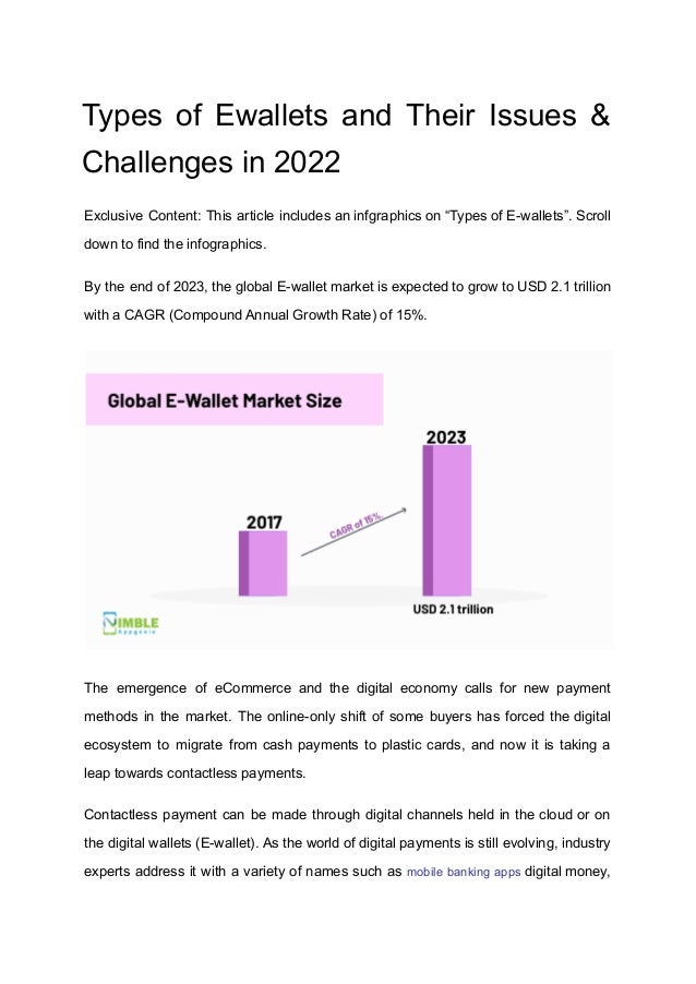 Types of ewallets and their issues & challenges | PDF