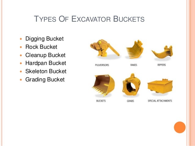 Paul Woodward Timmins - Types Of Excavator Buckets And Their Uses
