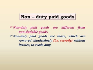 Types of excise duties | PPTX