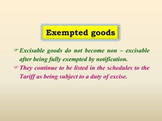 Types of excise duties | PPTX