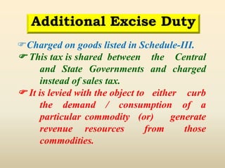 Types of excise duties | PPTX