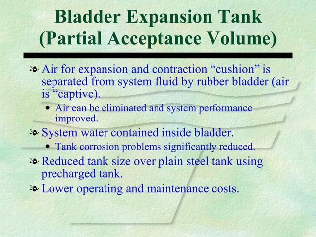 Types of Expansion Tanks | PPT | Physics | Science