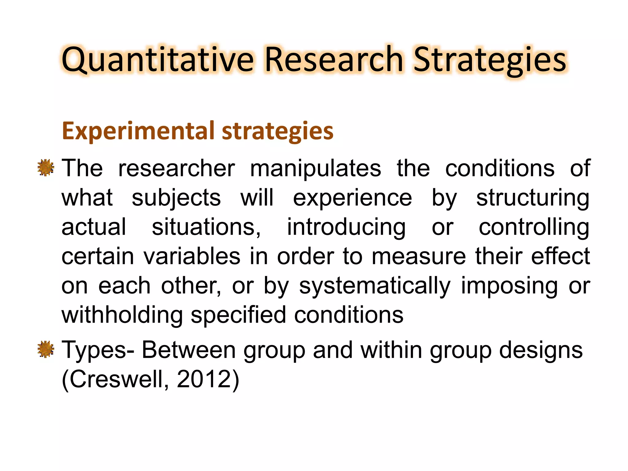 Types of experiment | PPTX