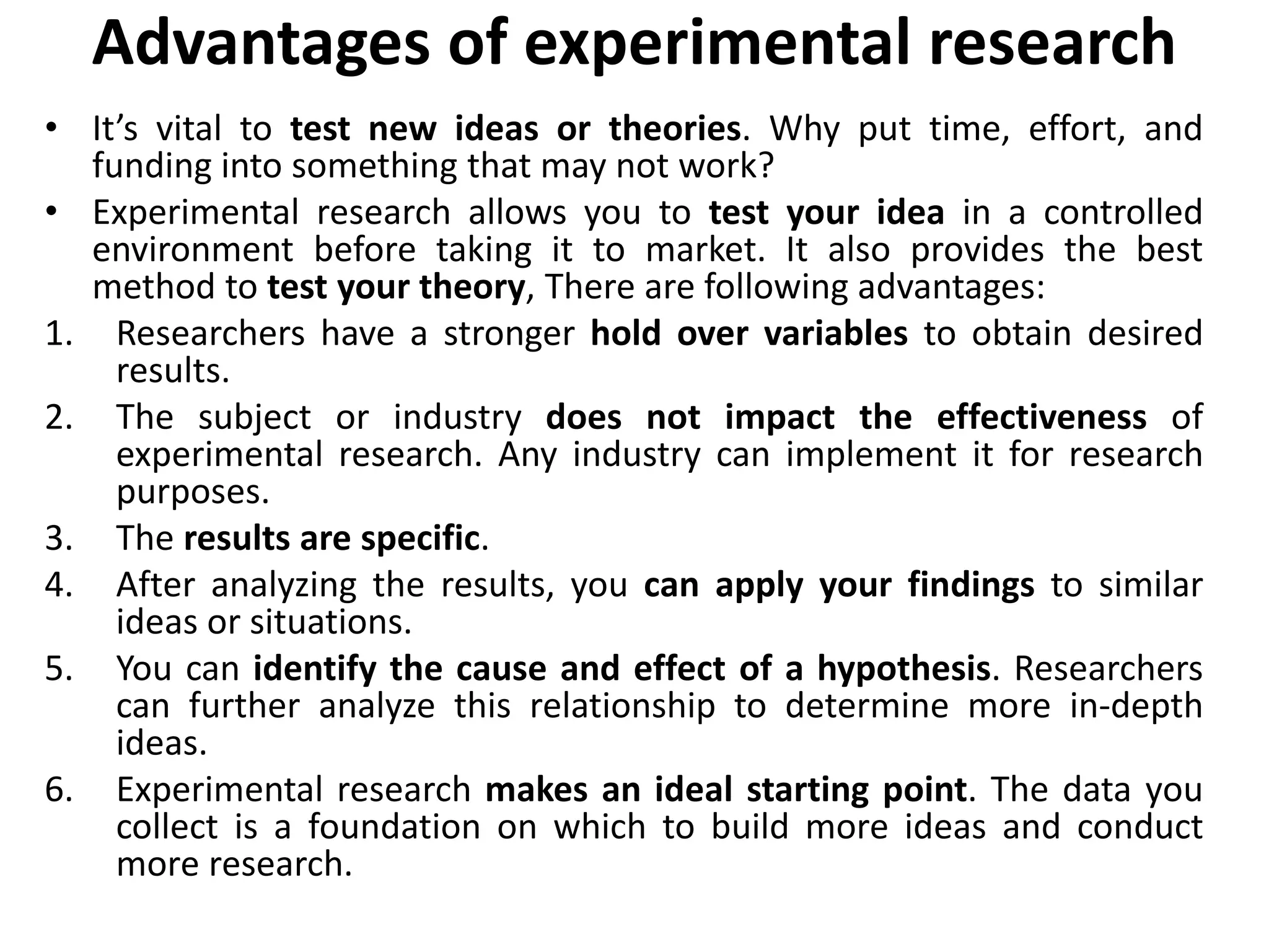 Types of experimental design | PPTX