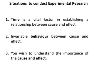 Types of experimental design | PPTX