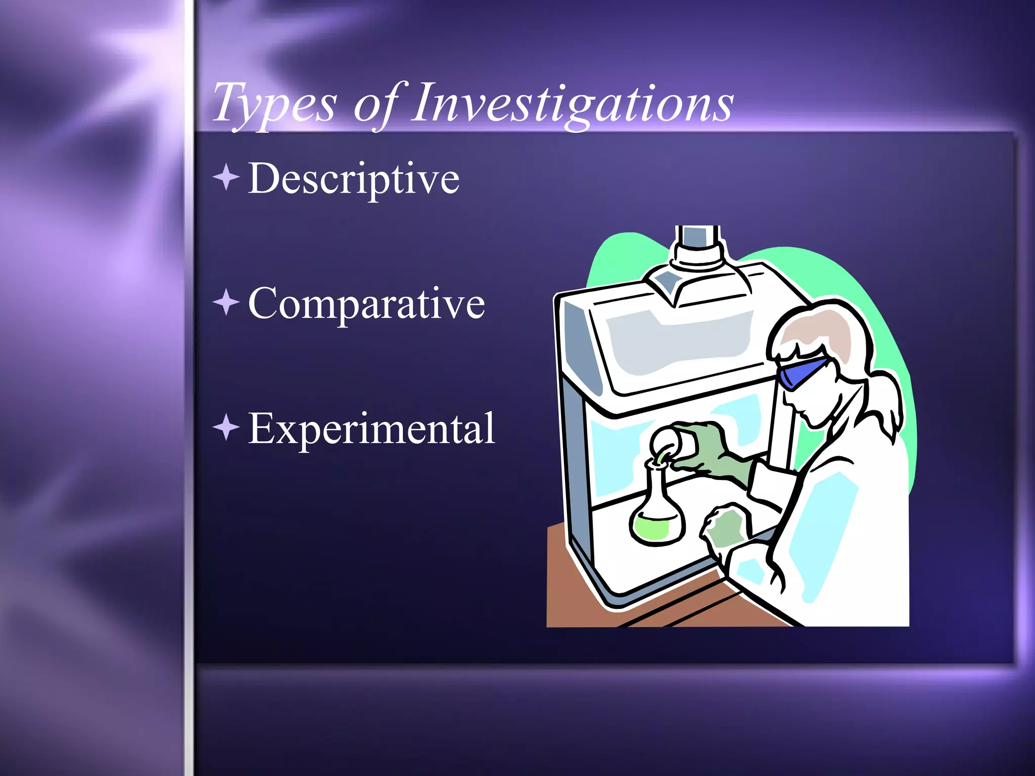 Types of experiments -NOS | PPT
