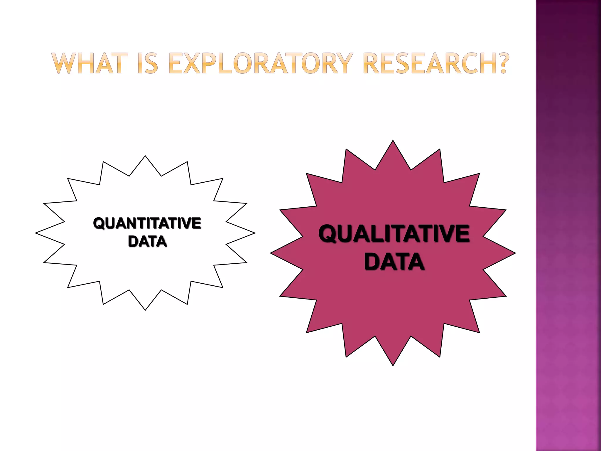 Types of exploratory research design | PPTX