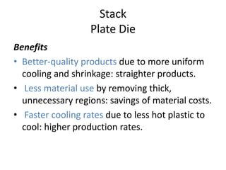 Types of extrusion dies | PPTX