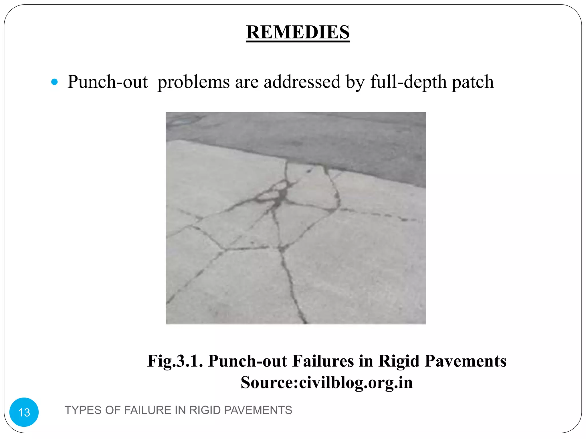 Types of failure in rigid pavements | PPTX