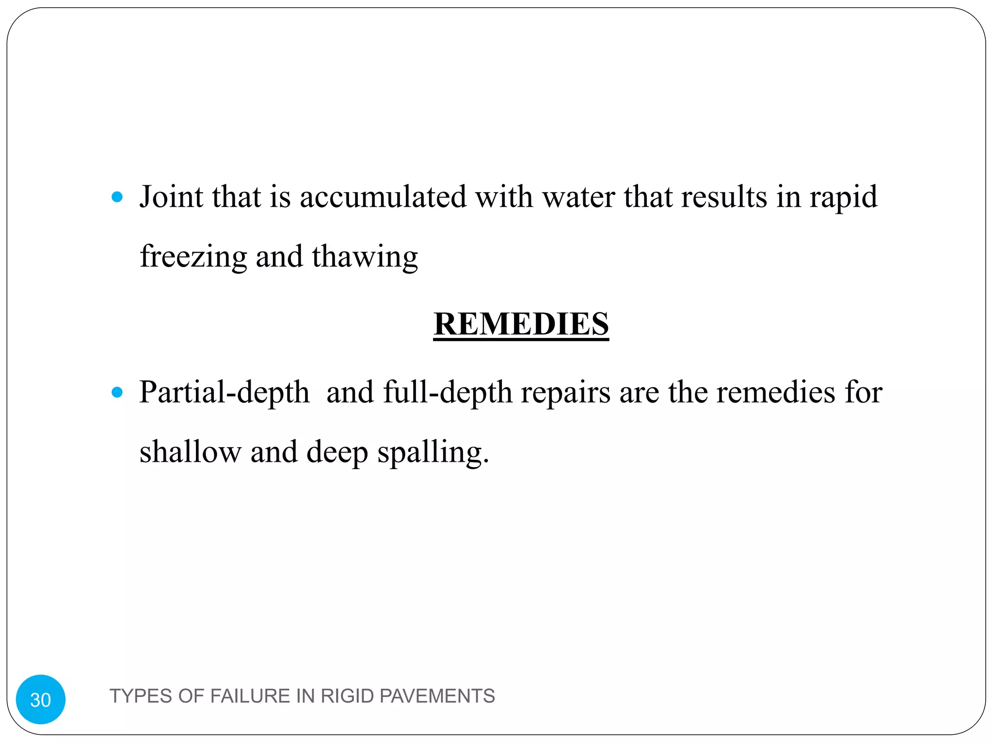 Types of failure in rigid pavements | PPTX
