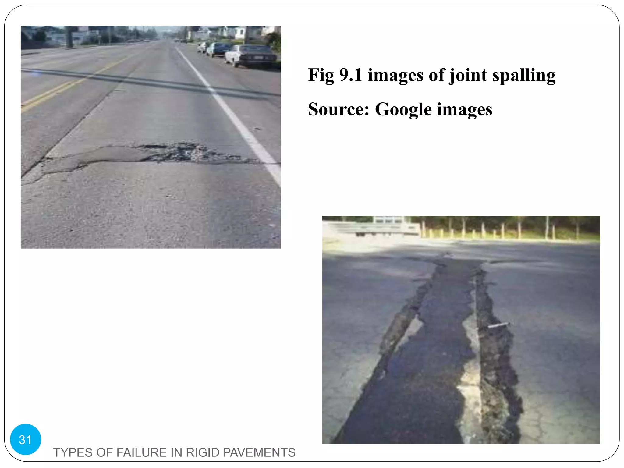 Types of failure in rigid pavements | PPTX