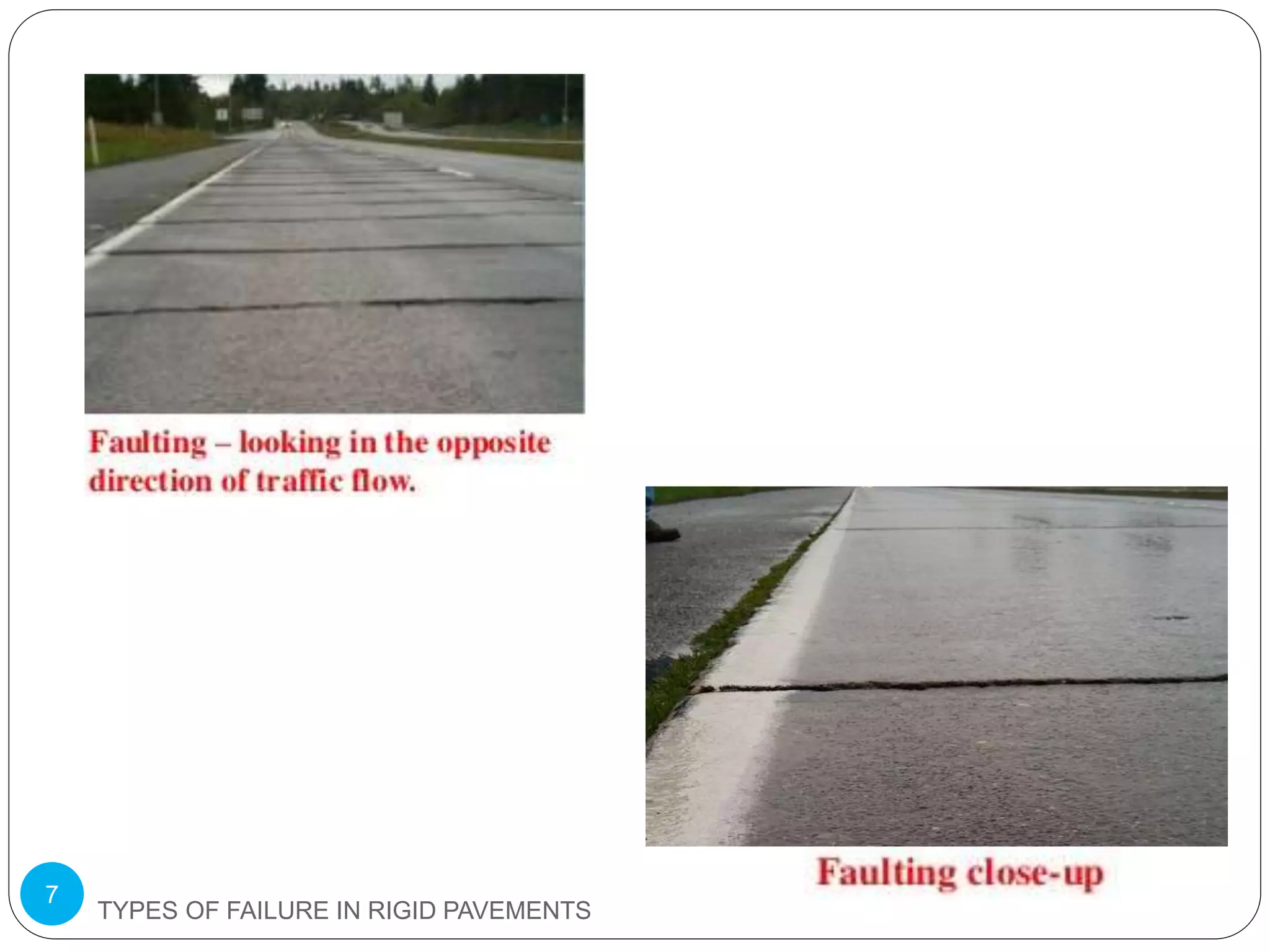 Types of failure in rigid pavements | PPTX