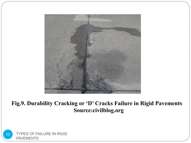 Types of failure in rigid pavements | PPTX