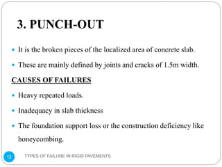 Types of failure in rigid pavements | PPTX