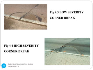 Types of failure in rigid pavements | PPTX