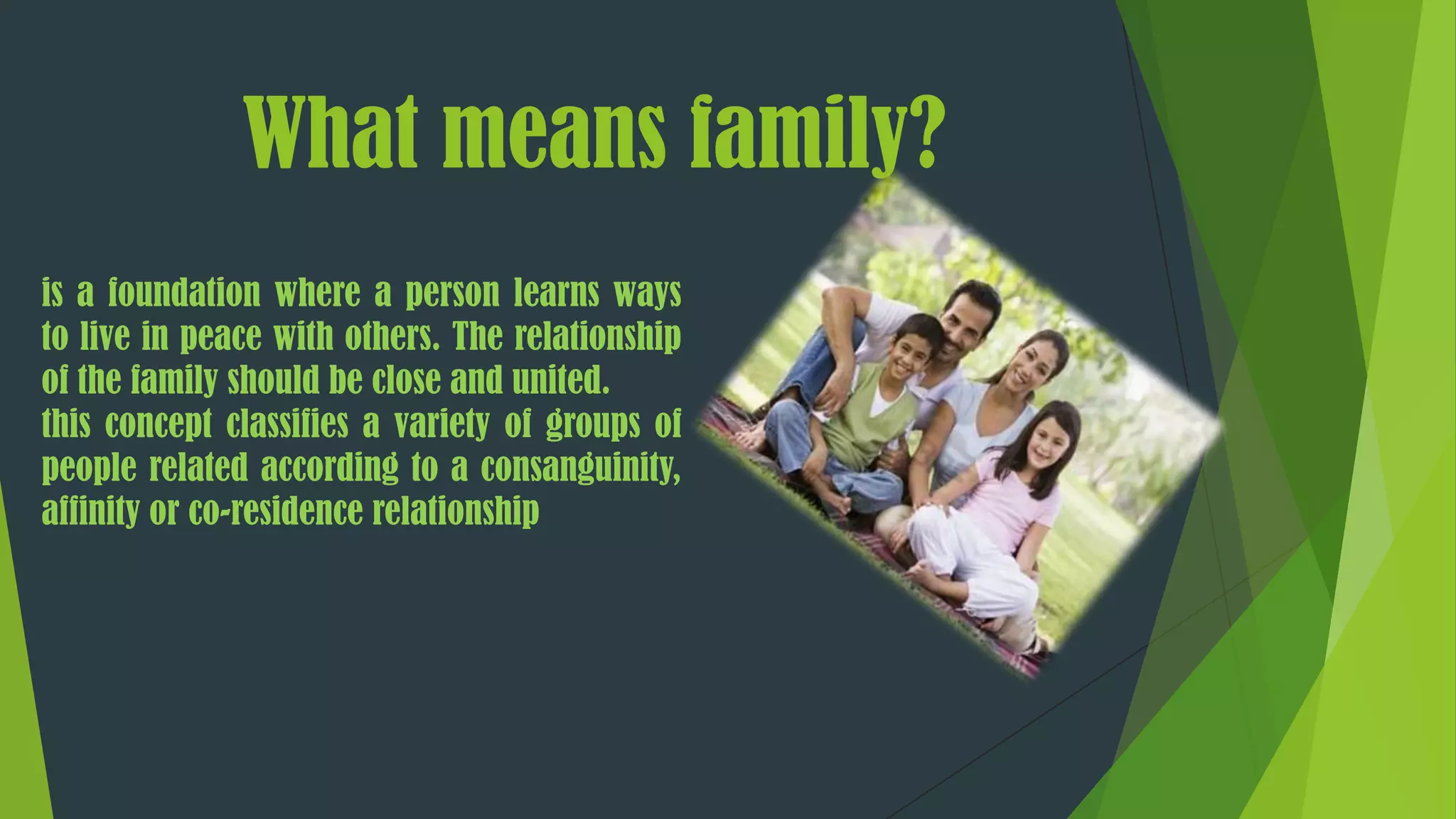 Types of families | PPTX