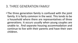 Types of families | PPTX