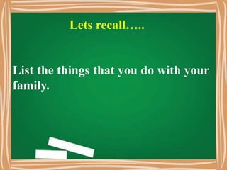 Types of family | PPTX