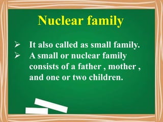 Types of family | PPTX