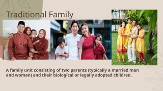 Different Types of Family (Adoptive, Blended, Traditional etc) | PPTX