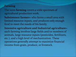 Types of farming | PPT