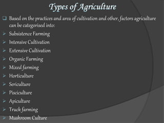 Types of farming | PPTX