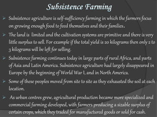 Types of farming | PPTX