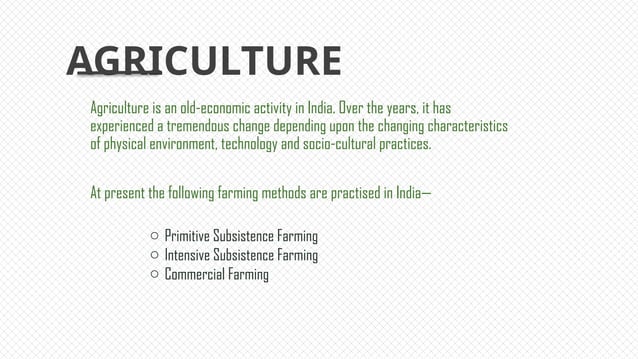 TYPES OF FARMING CLASS 9 PROJECT GEOGRAPHY | PPTX