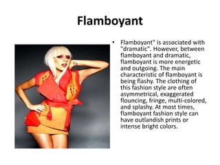 Types of fashion styles r | PPTX