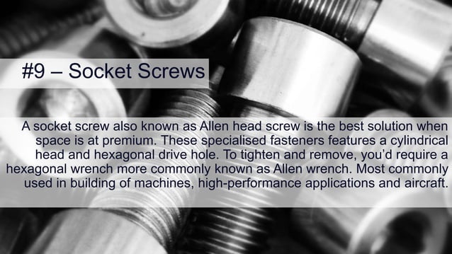 Types of fasteners and fixings | PPTX | Woodworking | Arts and Crafts