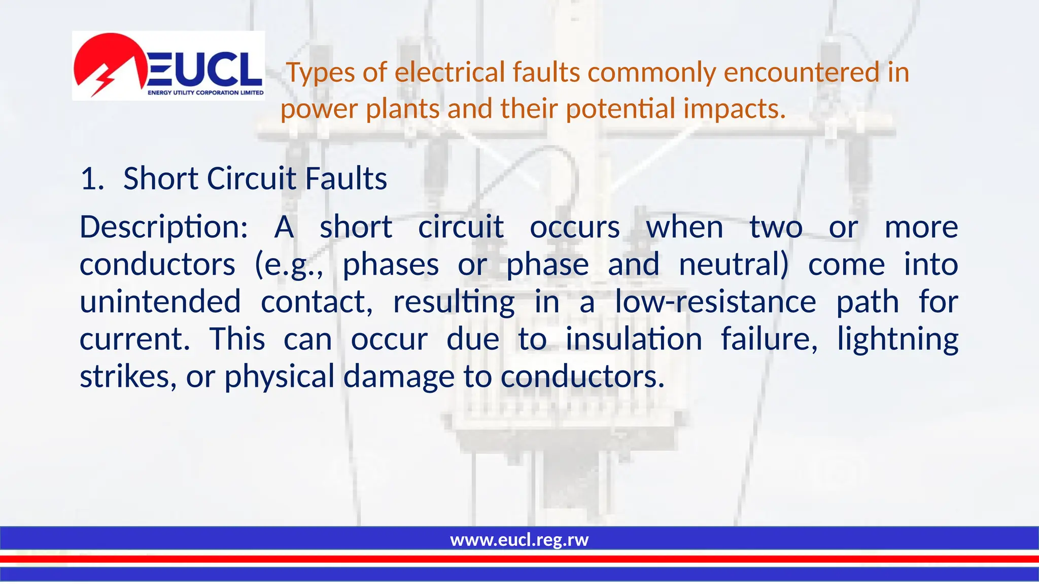 presentation on Types of Faults in Power Plants.pptx