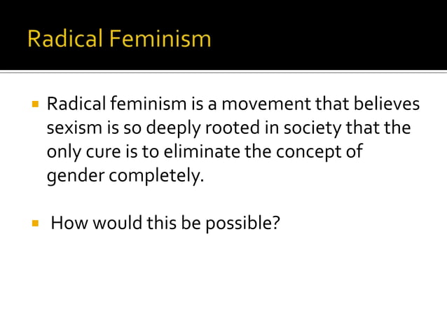 Types of feminism | PPTX
