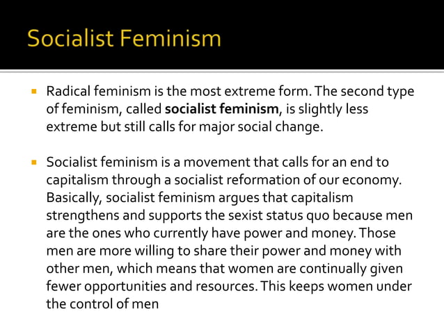 Types of feminism | PPTX
