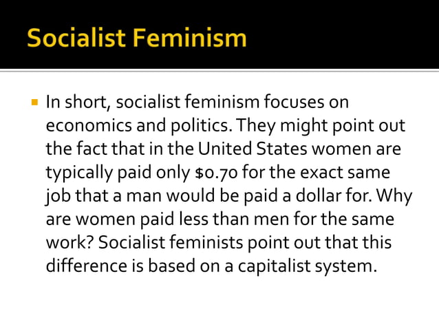 Types of feminism | PPTX