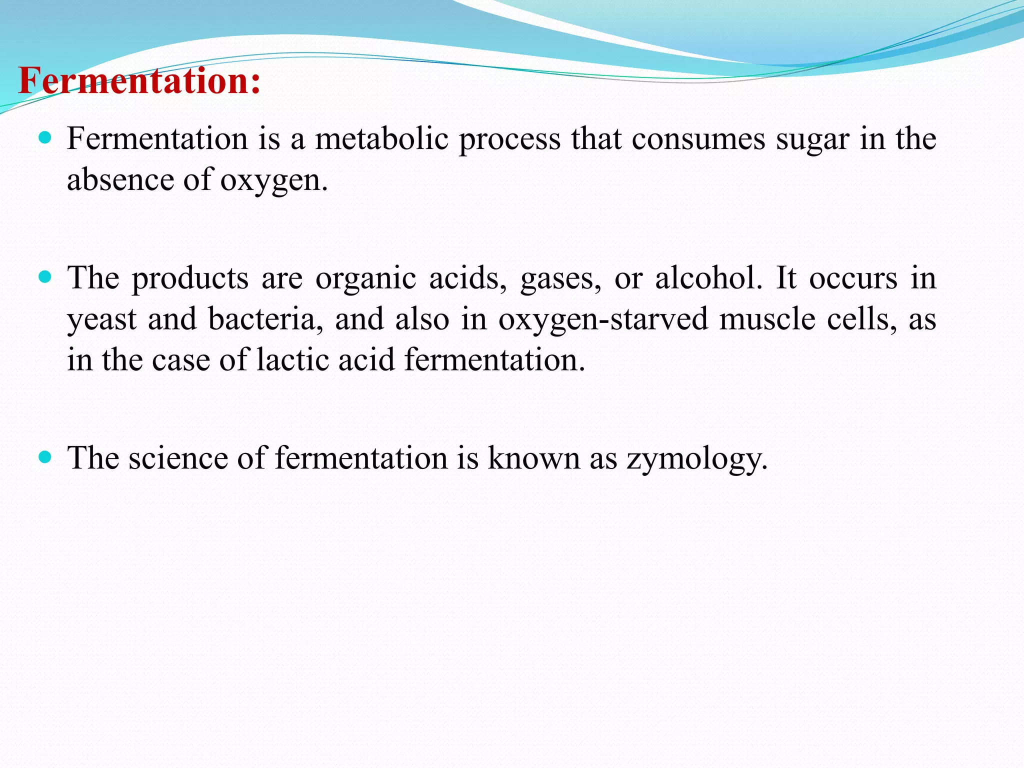 Types of fermentation | PPTX