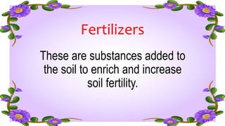 Types of fertilizers | PPTX