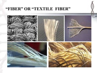 Types of textile fiber | PPT