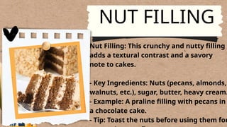 grade 10 types of filling bread and pastry production | PPTX