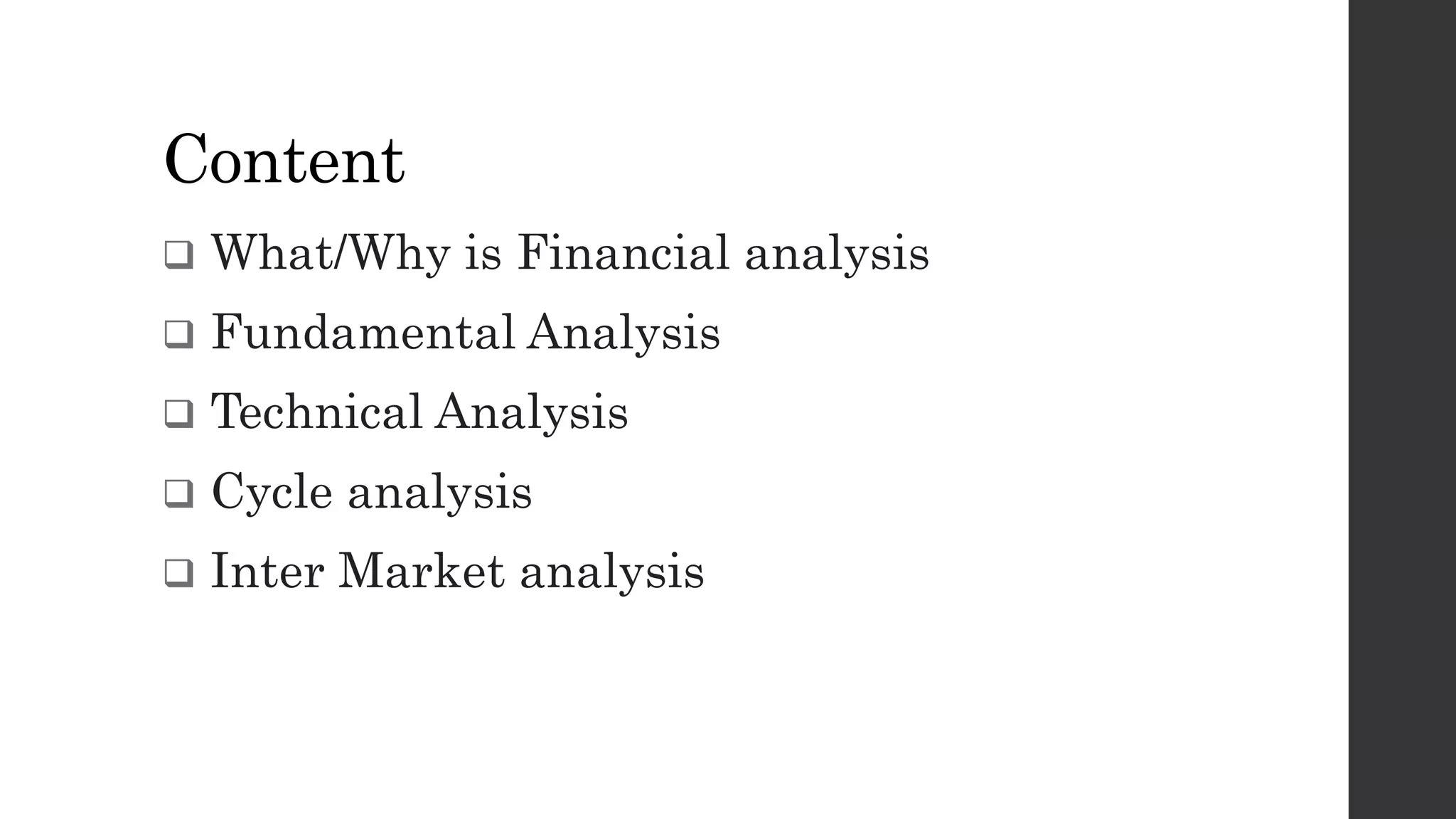 Types of Financial Analysis.pptx | Stocks and Bonds | Personal Investing