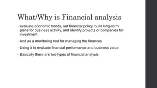Types of Financial Analysis.pptx | Stocks and Bonds | Personal Investing
