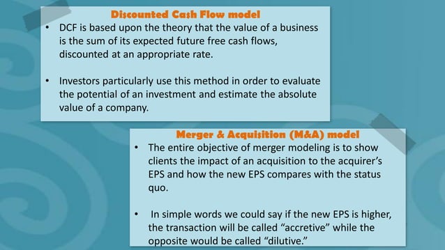 Types of Financial Model - Financial Modeling by EduCBA | PDF