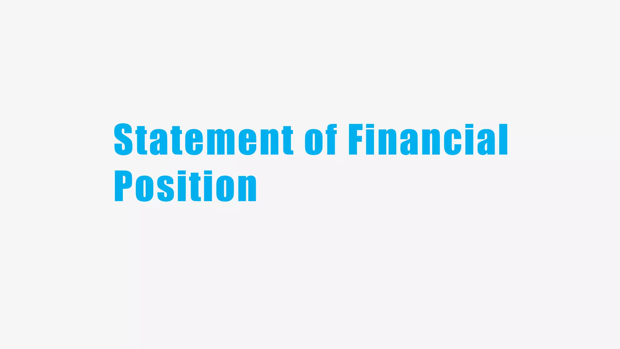 Types of financial statement | PPTX