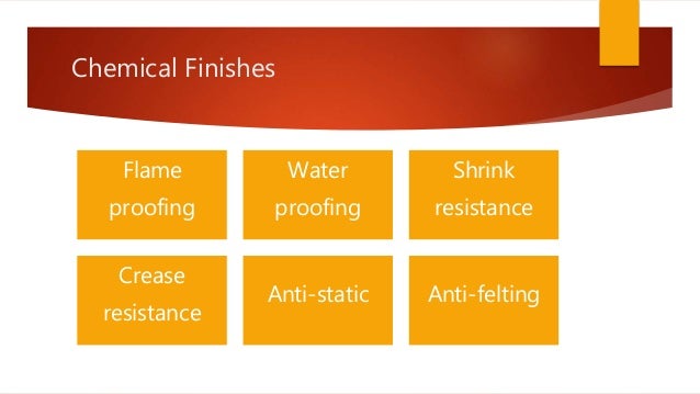 Finishing & Types of finishes