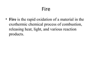 Types of fire | PPT