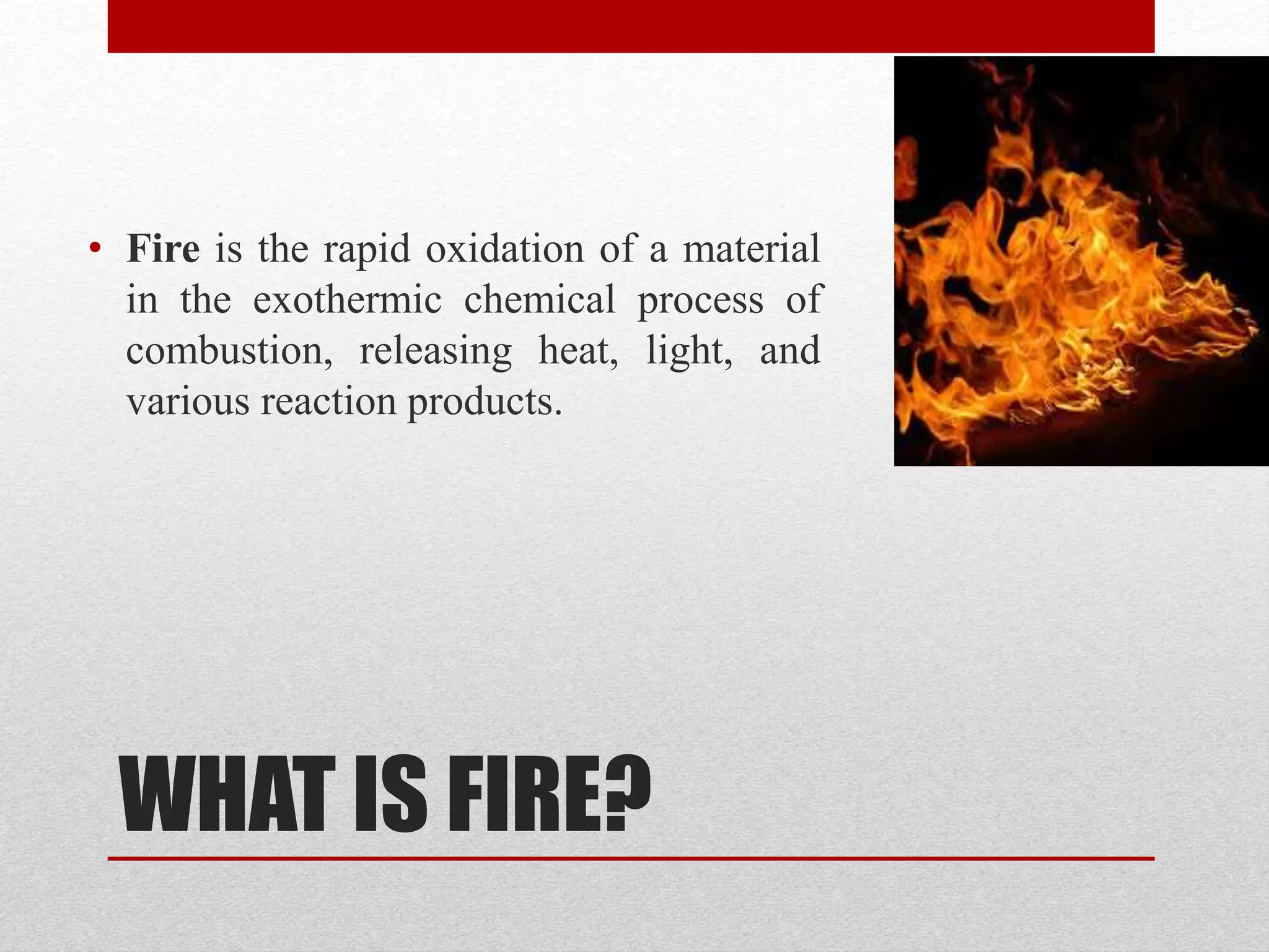 Classes of fire and how to extinguish them | PPTX