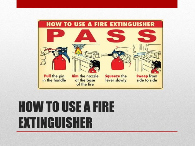 Classes of fire and how to extinguish them | PPTX