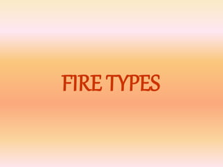 Types of fires | PPT