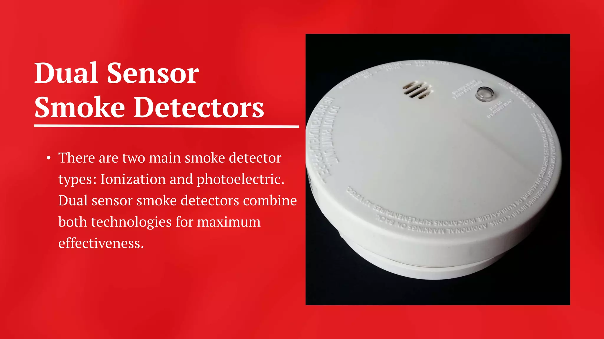 Types of Fire Smoke Detectors.pptx | Indoor Environmental Quality | Home & Garden